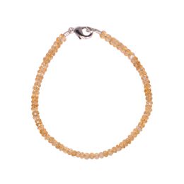 Firetti Damen Armband "Schmuck Geschenk Silber 925 Armschmuck Armband Edelstein Citrin", 19, Silber 925 (Sterlingsilber), bunt, Silber 925