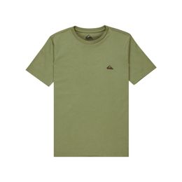 Quiksilver Jungen T-Shirt "Basic"loden gr&uuml;n, Gr. 10, Obermaterial: 100% Walkfrottier;, Shirts