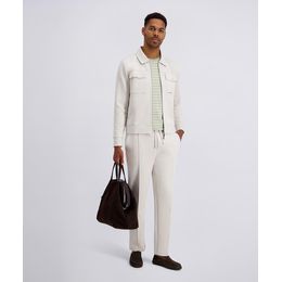 Kurzjacke Pierre Cardin, Herren, Gr. XL, wind chime, Sweatware, Obermaterial: 86% Baumwolle, 10% Polyester, 4% Elasthan, unifarben, bequem h&uuml;ftlang, angesetztes B&uuml;ndchen, Jacken Kurzjacke, Elastische Sweatware mit hohem Baumwollanteil