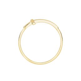 Elli Premium Damen Fingerring "Ring Kreuz 375 Gelbgold", 52mm, ohne Stein, Gelbgold 375, 1mm, gold, Gelbgold 375, Fingerringe