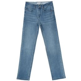 STACCATO Kinder 5-Pocket-Jeanslight blau d, Gr. 158, unifarben, Denim/Jeans, Obermaterial: 80% Baumwolle, 19% Polyester, 1% Elasthan, Jeans, mit