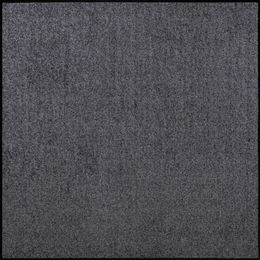 Fu&szlig;matte Salonloewe, B:115cm H:7mm L:115cm, grau, Polyamid, Au&szlig;enbereich, Teppiche