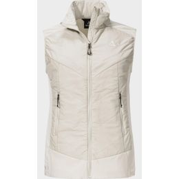 Sch&ouml;ffel SCH&Ouml;FFEL Damen Funktionsweste "Hybrid Vt Style Blaueis WMS", beige, Gr. 38, Oberstoff: 86% Nylon, 14% Elasthan. Oberstoff Vorderteil: 100% Nylon.