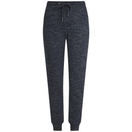 oxmo Damen Sweathose "Sweathose OXBenita", blau, Gr. XL, Obermaterial: 58% Viskose CV. 38% Polyester PES. 4% Elasthan EL., Hosen