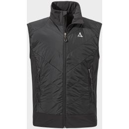 Sch&ouml;ffel SCH&Ouml;FFEL Herren Funktionsweste "Hybrid Vt Style Blaueis MNS", schwarz, Gr. 50, Oberstoff: 86% Nylon, 14% Elasthan. Oberstoff Vorderteil: 100% Nylon.