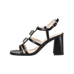 Nero Giardini Damen High-Heel-Sandalette "Nero Giardini Sandalen Leder", Gr. 39schwarz, Leder, Schuhe