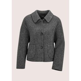 Madeleine Mode MADELEINE Damen Kurzjacke "Kurzmantel Elegante Jacke f&uuml;r k&uuml;hle Tage", grau, Modern, Gr. 38, Obermaterial: 80% Wolle mw. 20% Polyester PES., Jacken,