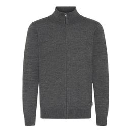 Blend Herren Strickjacke "Strickjacke BHCassberg", grau, Gr. L, Obermaterial: 100% Polyester PES., Strickjacken