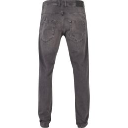 2Y Premium Herren Bequeme Jeans "2Y Premium Herren Destroyed Slim Fit Denim"grau, Gr. 31, unifarben, 97% Baumwolle, 3% Elasthan, Jeans