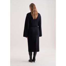 Seidensticker Damen Midirock, schwarz, Gr. S, unifarben, 80% Wolle, 15% Polyamid, 5% Kaschmir, R&ouml;cke