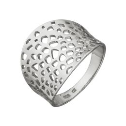 Jobo Damen Fingerring, 50, Silber 925 (Sterlingsilber), silber, Silber 925 (Sterlingsilber), Fingerringe, breit 925 Silber