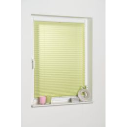 Plissee K-home, B:40cm H:150cm, gr&uuml;n, Obermaterial: 100% Polyester, Badezimmer, Plissees, "Siena"