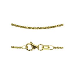 Firetti Damen Collierkettchen "Schmuck Geschenk Gold 333 oder 585 Zopfkettengl. in mehreren Breiten", 50, Gelbgold 333, B: 1,2mm, gold, Gelbgold 333,