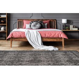 Teppich Calo-deluxe, B:200cm H:10mm L:290cm, grau, Baumwolle, Polyester, Wohnzimmer, Teppiche, "Bello 210", Vintage Design, Wohnzimmer