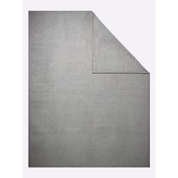 Wohndecke Ibena, B:150cm L:200cm, grau, 58% Baumwolle, 35% Polyacryl, 7% Polyester, Wohndecken
