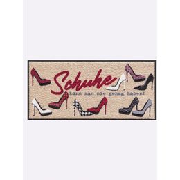 Fu&szlig;matte Salonloewe, B:35cm H:7mm L:120cm, grau, Polyamid, Flur, Teppiche
