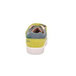 Superfit Kinder Klettschuh "SUPIES WMS: mittel", Gr. 27gelb kombiniert, Nappaleder, Polyester, Veloursleder, mehrfarbig, Schuhe, Sneaker,