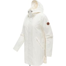 Ragwear Damen Kurzmantel "Lamyja A", wei&szlig;, Gr. XL, Obermaterial: 100% Nylon. Innenfutter: 100% Polyester, M&auml;ntel, Leichter Oversize-&Uuml;bergangsparka