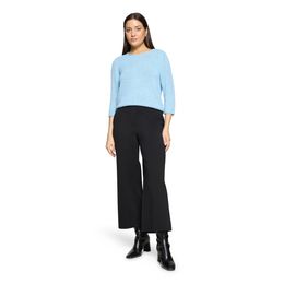 Betty Barclay Damen Strickpullover "Damen mit 3/4 Arm", blau, Basic, Gr. 48, Strick, Obermaterial: 65% Polyacryl, 35% Polyamid, Pullover