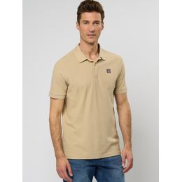 VINSON Herren Kurzarmhemd "VINSON 2-pack Polo VMMike", beige, Gr. M, Obermaterial: 100% Baumwolle, Hemden