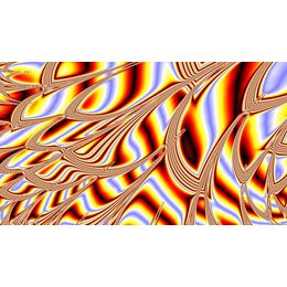 papermoon Fototapete "Psychedelischer Regenbogenwirbel", B/L: 5m x 2,8m, Bahnen: 10 Stk., bunt, Schlafzimmer, Tapeten