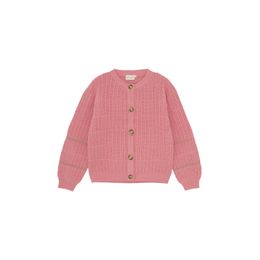 Minymo M&auml;dchen Strickjacke "Strickjacke MICardigan Knit", rot, Gr. 98, Obermaterial: 97% Baumwolle CO. 3% metallisierte Fasern MTF., Strickjacken