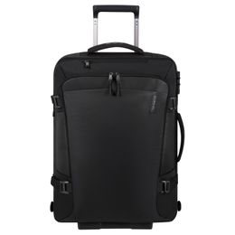 Samsonite Reisetasche "ARMOX, 55 cm", schwarz, Polyester, Taschen, Duffle mit Rollen TSA-Schloss Packgurte Trolley-Gest&auml;nge