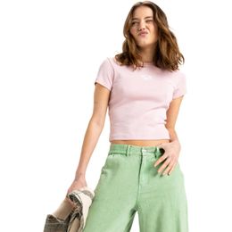 Roxy Damen T-Shirt "Beach Love", rosa, Gr. XL, Obermaterial: 100% Baumwolle., Shirts