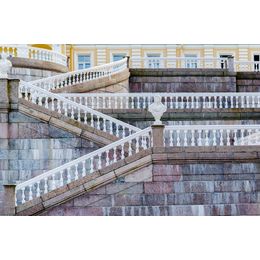 papermoon Fototapete "Treppe", B/L: 5m x 2,8m, Bahnen: 10 Stk., bunt, Schlafzimmer, Tapeten
