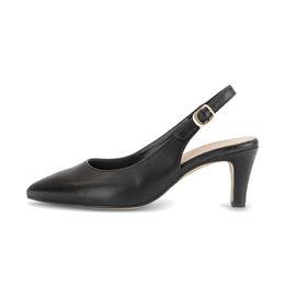 Gabor Damen Slingpumps "Slingpumps", Gr. 38,5, schwarz, Schuhe