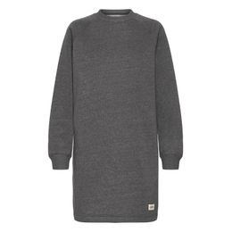 oxmo Damen Sweatkleid "Sweatkleid OXKaren", grau, Gr. M, Obermaterial: 80% Polyester PES. 20% Baumwolle CO., Kleider