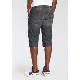 Arizona Herren Bermudas "Tom", grau, Basic, Gr. 62, washed, Denim/Jeans, Obermaterial: 100% Baumwolle, Hosen