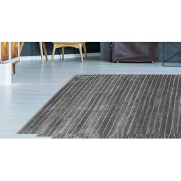 Teppich Calo-deluxe, B:80cm H:12mm L:150cm, bunt, Viskose, Wolle, Wohnzimmer, Teppiche, "Scorpius 115", Hoch-Tief-Struktur, Wohnzimmer