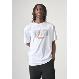 Cleptomanicx Herren T-Shirt "We run this"wei&szlig;, Gr. M, bedruckt, 100% Baumwolle, Shirts, mit tollem Frontprint