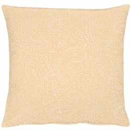 Dekokissen Apelt, B:48cm L:48cm, rot, Kunstfaser, Polyester, Dekokissen_Sitzkissen_Kissenh&uuml;llen, "7907 Uni Paisley", Kissenh&uuml;lle mit F&uuml;llung, 1 St&uuml;ck