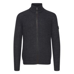 11 Project Herren Strickjacke "Strickjacke PRXander", grau, Gr. L, Obermaterial: 100% Baumwolle CO., Strickjacken