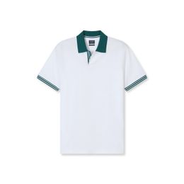 OLYMP Herren Poloshirt "OLYMP Casual Wirk, Polo", wei&szlig;, Gr. M, 51% Baumwolle, 49% Polyester, Shirts