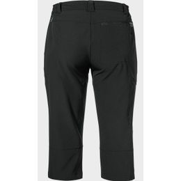 Sch&ouml;ffel SCH&Ouml;FFEL Damen 3/4-Hose "Pants Style Chavuma WMN", schwarz, Gr. 36, Oberstoff: 91% Polyester, 9% Elasthan, Hosen