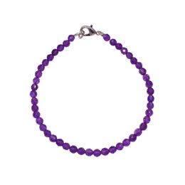 Firetti Damen Armband "Schmuck Geschenk Silber 925 Armschmuck Armband Edelstein Amethyst", 17, Silber 925 (Sterlingsilber), bunt, Silber 925