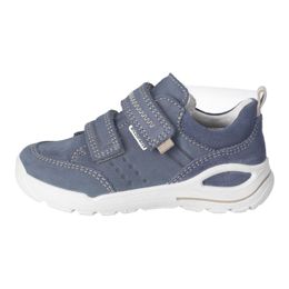 Ricosta M&auml;dchen Sneaker "June", Gr. 29blau, Nubukleder, Veloursleder, Schuhe, Halbschuh mit Klett, Gr&ouml;&szlig;enschablone zum Download, WMS: weit