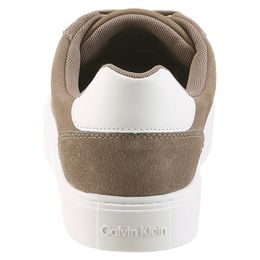 Herren Sneaker "CLASSIC CUPSOLE LACEUP SU", Calvin Klein Jeans, Gr. 44taupe, Veloursleder, unifarben mit Farbeinsatz, Schuhe, Schn&uuml;rschuh, Halbschuh,