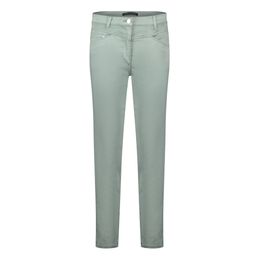 Betty Barclay Damen Stoffhose "Damen Slim Fit"chinois gr&uuml;n, Gr. 48, Obermaterial: 64% Baumwolle, 33% Polyester, 3% Elasthan, Hosen, Passenabtrennung