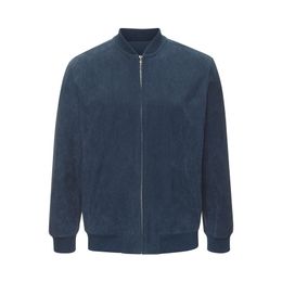 H.I.S. H.I.S Herren Cordjacke "- Blouson mit Rei&szlig;verschluss", blau, Gr. XL, unifarben, Cord, Obermaterial: 100% Polyester, Jacken, Pilotenjacke /
