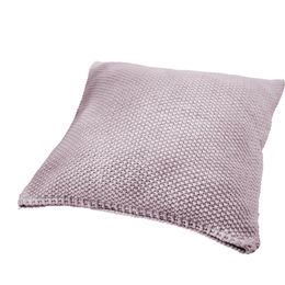 Kissenh&uuml;lle Primera "Kissenh&uuml;lle Strick", lila (mauve), B:50cm L:50cm, Polyacryl, Obermaterial: 100% Polyacryl, Kissenbez&uuml;ge, Kissenh&uuml;lle, in trendigen Farben