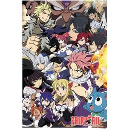 Poster Reinders "Fairy Tail Staffel 6", bunt (farbe bild(er): mehrfarbig), B:61cm H:91,5cm, Papier, Bilder, Poster