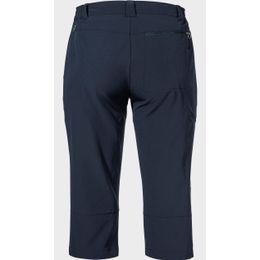 Sch&ouml;ffel SCH&Ouml;FFEL Damen 3/4-Hose "Pants Style Chavuma WMN", blau, Gr. 44, Oberstoff: 91% Polyester, 9% Elasthan, Hosen