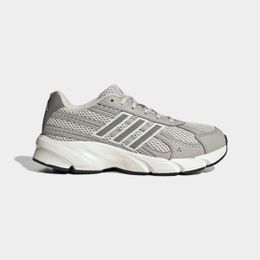 Damen Sneaker "TECHNOCHAOS 2000", adidas Sportswear, Gr. 40,5orbit grau, grau three, grau two, Synthetik, Textil, Schuhe, inspiriert vom Design des