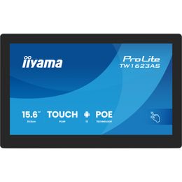 iiyama ProLite TW1623AS-B3P | 15,6" Android 13 Touchscreen-PC mit 10-Punkt-PCAP, PoE und iiSignage&sup2; (Digital Signage All-in-One)