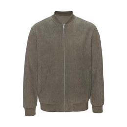 H.I.S. H.I.S Herren Cordjacke "- Blouson mit Rei&szlig;verschluss", braun, Gr. L, unifarben, Cord, Obermaterial: 100% Polyester, Jacken, Pilotenjacke /