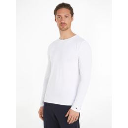 Herren T-Shirt "3P LS Tee", Tommy Hilfiger Underwear, Gr. XXL, wei&szlig;, Single Jersey, Obermaterial: 95% Baumwolle, 5% Elasthan, unifarben, Basic,